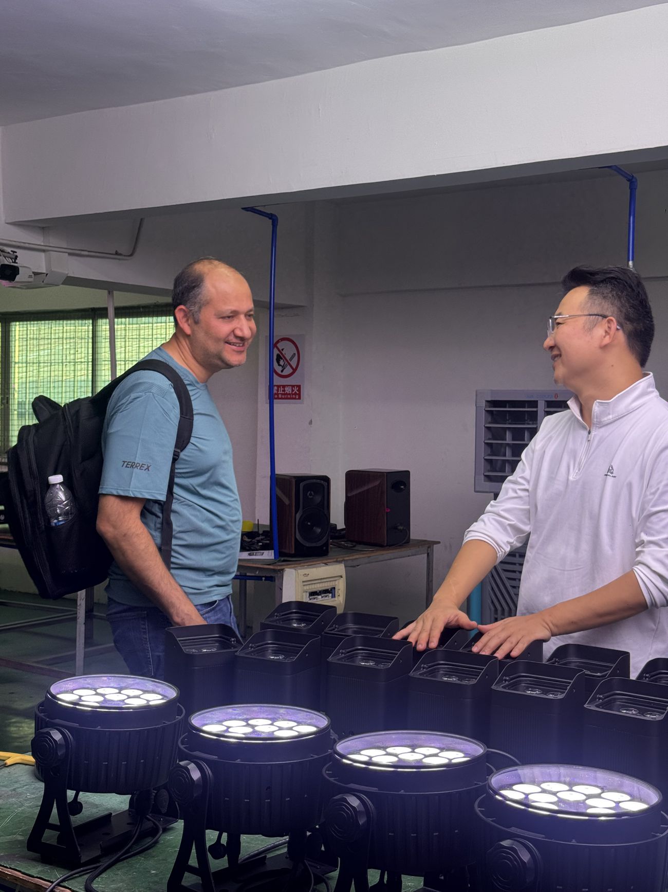 Honduran Clients’ First Visit to Blue Sea Lighting-BLUE SEA